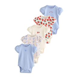 next Body M&auml;dchen Gr&ouml;&szlig;e 74 creme / taubenblau / gr&uuml;n / rot