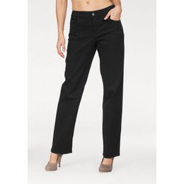 MAC Damen Bequeme Jeans "Gracia", schwarz, Gr. 34, unifarben, Denim/Jeans, Obermaterial: 97% Baumwolle, 3% Elasthan, Jeans