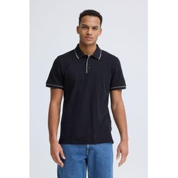 Poloshirt Blend "BHElwood", Herren, Gr. M, schwarz beauty, Piqu&eacute;, 100% Baumwolle, unifarben, Basic, normal normal, ohne Ausschnitt, gerader Abschluss, Shirts, Klassische Polo-Hemd mit Knopf-Verschluss