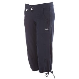 WINSHAPE Damen Sporthose "WBE6", blau, Gr. XL, 90% Baumwolle, 10% Elasthan, Hosen, 3/4-Trainingshose