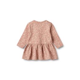 Wheat M&auml;dchen Shirtkleid "Wheat Jersey Dress L/S Bessie", rosa, Gr. 92, 95% Baumwolle (Bio), 5% Elasthan, Kleider