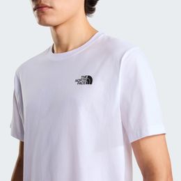 The North Face Herren T-Shirt "M EVOLUTION BOX NSE REGULAR SHORT SLEEVE"tnf wei&szlig;, Gr. M, Obermaterial: 100% Baumwolle, Shirts, normale Passform,