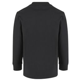 Urban Classics Jungen Longsleeve "Urban Classics Herren Boys Heavy Oversized Pocket Longsleeve"schwarz, Gr. 122, unifarben, 100% Baumwolle, Shirts