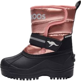 Kangaroos Damen Winterstiefel "K-Shell II Metallic", Gr. 30, rosa, Synthetik, Textil, Schuhe, Snowboots, Winterboots, Winterschuhe, gef&uuml;ttert und