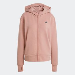 adidas Performance Sportsweatjacke 'Designed 4' Damen Gr&ouml;&szlig;e XS/S altrosa / schwarz