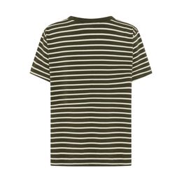 LEVI'S&reg; PLUS LEVI'S PLUS Damen Kurzarmshirt "V NECK TEE"stripe deep depths, Gr. XL, gestreift, Jersey, Obermaterial: 100% Baumwolle, Shirts, Gerade geschnittene