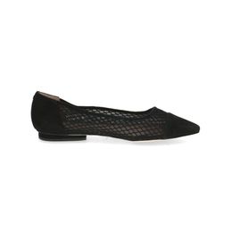 Peter Kaiser Damen Ballerina "Peter Kaiser Ballerinas Leder/Textil", Gr. 35,5, schwarz, Leder, Textil, Schuhe