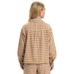 Quiksilver Damen Langarmshirt "Penarek", braun, Gr. XS, Obermaterial: 100% Baumwolle., Shirts