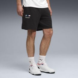 Puma Herren Sporthose "BMW M MOTORSPORT Essentials Shorts Herren", schwarz, Gr. M, Obermaterial: 32% Polyester, 68% Baumwolle. Kapuzenfutter: 100%