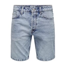Only & Sons Only & Sons Shorts 'Edge' Herren Gr&ouml;&szlig;e 35/36 blue denim