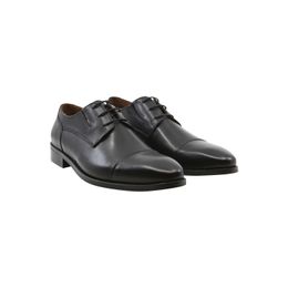 LINDBERGH Herren Schn&uuml;rschuh "Business-Schuhe", Gr. 42, schwarz, Obermaterial: 100% Rindsleder. Futter: 100% Schweinsleder, Schuhe