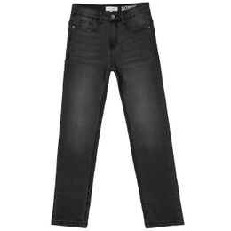 STACCATO Kinder 5-Pocket-Jeansgrau denim, Gr. 170, unifarben, Denim/Jeans, Obermaterial: 80% Baumwolle, 19% Polyester, 1% Elasthan, Jeans, mit