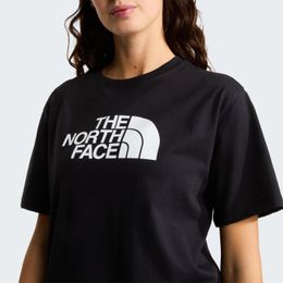 The North Face Damen T-Shirt "W EVOLUTION HALF DOME RELAXED SHORT SLEE", schwarz, Gr. S, Obermaterial: 100% Baumwolle, Shirts, relaxt geschnitten,