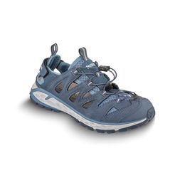 Meindl Damen Outdoorschuh "Meindl Brindisi Lady Comfort fit PW", Gr. 41, blau, Mesh, Nubukleder, unifarben, Basic, Schuhe, Comfort fit mehr Platz im