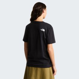 The North Face Damen T-Shirt "W EVOLUTION HALF DOME RELAXED SHORT SLEE", schwarz, Gr. M, Obermaterial: 100% Baumwolle, Shirts, relaxt geschnitten,