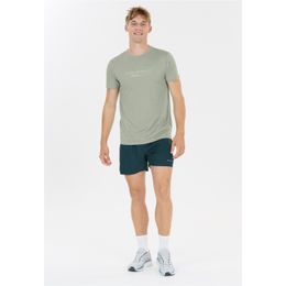 Endurance Herren Funktionsshirt "PORTOFINO", gr&uuml;n, Gr. L, bedruckt, meliert, 100% Polyester, Shirts, mit praktischer Quick Dry-Technologie