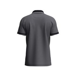 Fynch-Hatton Herren Poloshirtnavy, Gr. S, kontrastfarbene Details, unifarben, Web, Obermaterial: 100% Baumwolle, Shirts, mit Logo Stickerei