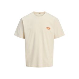 Jack & Jones Jack & Jones Junior T-Shirt Jungen Gr&ouml;&szlig;e 152 creme / dunkelorange