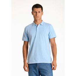 LINDBERGH Herren Poloshirt "Poloshirt Relaxed Fit", blau, Gr. XL, unifarben, Obermaterial: 95% Baumwolle, 5% Elasthan, Shirts