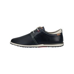 Pikolinos Herren Schn&uuml;rschuh "Pikolinos Businessschuhe Leder", Gr. 45blau, wei&szlig;, Leder, Schuhe