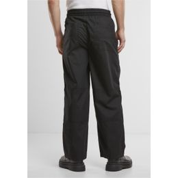 Urban Classics Herren Stoffhose "Urban Classics Loose Fit Pants With Darts"schwarz, Gr. XXL, unifarben, 80% Baumwolle (Bio), 18% Polyester