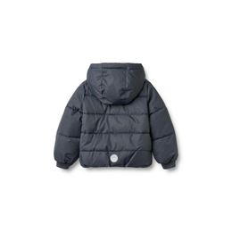 Wheat M&auml;dchen Winterjacke "Wheat Puffer Jacket Cammoe", grau, Gr. 122, mehrfarbig, 100% Polyester, Jacken, reflektierend