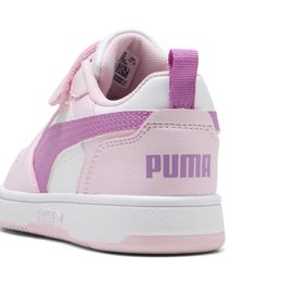 Puma Kinder Sneaker "Puma Rebound V6 Lo Sneakers Kinder", Gr. 34,5, rosa, Obermaterial: Synthetik, Textil. Futter: Textil. Innensohle: Textil.