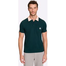 Catamaran Herren Kurzarmshirt "Kurzarm-Poloshirt", gr&uuml;n, Gr. 64, gemustert, gestreift, 100% Baumwolle, Shirts