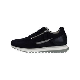 Gabor COMFORT Damen Sneaker "Gabor Comfort Sneaker Leder", Gr. 38,5, schwarz, Leder, Schuhe
