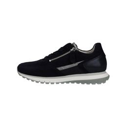 Gabor COMFORT Damen Sneaker "Gabor Comfort Sneaker Leder", Gr. 40,5, schwarz, Leder, Schuhe