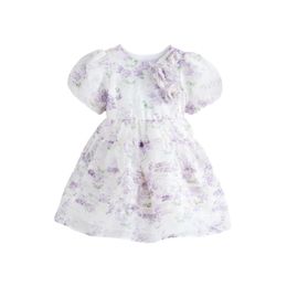 Laura Ashley Kleid 'Organza' M&auml;dchen Gr&ouml;&szlig;e 104 lavendel / wei&szlig;