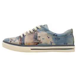DOGO Damen Sneaker "Classic Schn&uuml;rsneaker Never Ending Story Damen Sneaker, Classic", Gr. 36, bunt, Lederimitat, Schuhe, Handgefertigt