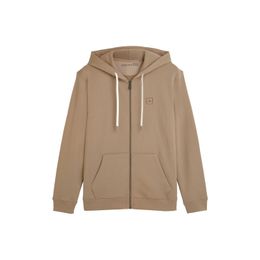 Scotch & Soda SCOTCH & SODA Herren Sweatshirt "Sweatjacke Logo Badge Zipthrough Hoodie 1er Pack", braun, Gr. M, Obermaterial: 100% Baumwolle CO., Sweatshirts