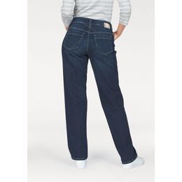MAC Damen Bequeme Jeans "Gracia", blau, Gr. 38, Abriebeffekte, Denim/Jeans, Obermaterial: 97% Baumwolle, 3% Elasthan, Jeans