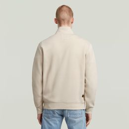 G-Star Raw G-STAR Herren Sweatshirt "Premium Core Half Zip", beige, Gr. M, unifarben, Sweatware, Obermaterial: 55% Baumwolle, 45% Polyester, Sweatshirts, mit