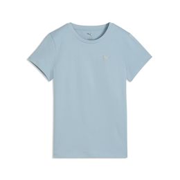 Puma Damen T-Shirt "Essentials Elevated T-Shirt Damen"seafoam blau, Gr. XL, clean, Obermaterial: 100% Baumwolle; Rippe: 80% Baumwolle, 20% Polyester,