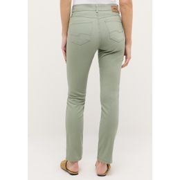 Angels Damen Straight-Jeans "CICI", gr&uuml;n, Gr. 36, Web, Obermaterial: 89% Baumwolle, 8% Polyester, 3% Elasthan, Jeans, in Slim Fit-Passform