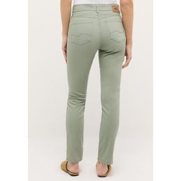 Angels Damen Straight-Jeans "CICI", gr&uuml;n, Gr. 36, Web, Obermaterial: 89% Baumwolle, 8% Polyester, 3% Elasthan, Jeans, in Slim Fit-Passform