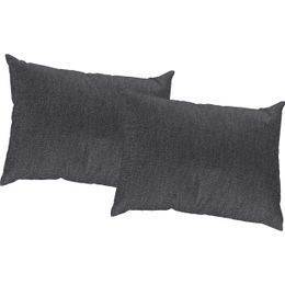 Dekokissen WIRTH, B:40cm L:60cm, schwarz, Obermaterial: 90% Polyester, 10% Baumwolle, Dekokissen_Sitzkissen_Kissenh&uuml;llen, "Torbole"