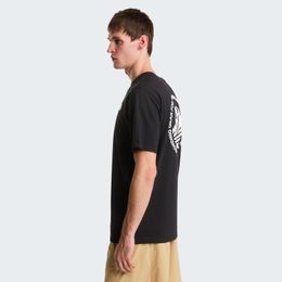 The North Face Herren T-Shirt "M MONTE REGULAR SHORT SLEEVE TEE-GRAPHIC", schwarz, Gr. S, Obermaterial: 60% Baumwolle, 40% Polyester, Shirts, normale