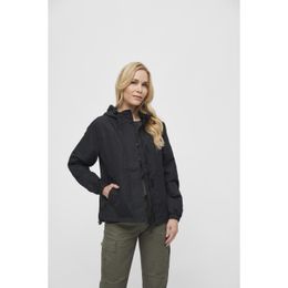 Brandit Damen Allwetterjacke "Brandit Damen Ladies Summer Windbreaker Frontzip"schwarz, Gr. XS, mehrfarbig, 100% Polyester, Jacken
