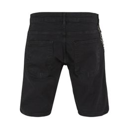 2Y Premium Herren Shorts "2Y Premium Herren 2Y Jeans Shorts", schwarz, Gr. 31, unifarben, 97% Baumwolle, 3% Elasthan, Hosen