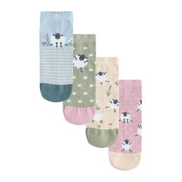 next Socken Damen Gr&ouml;&szlig;e 36/41 creme / hellblau / gr&uuml;n / rosa / schwarz / wei&szlig;