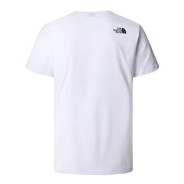 The North Face Herren T-Shirt "M NEVER STOP EXPLORING REGULAR SHORT SLEEVE TEE-GRAPHIC", wei&szlig;, Gr. XXL, Obermaterial: 60% Baumwolle, 40% Polyester,