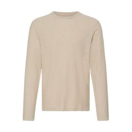Blend Herren Strickfleece-Pullover "Strickpullover BHAbas", grau, Gr. L, Obermaterial: 100% Baumwolle CO., Pullover