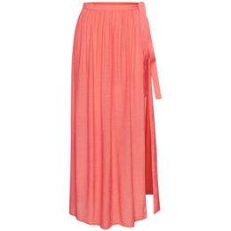 Bruno Banani Damen Wickelrock, rosa, Gr. 40, transparent, unifarben, Cr&ecirc;pe, Obermaterial: 60% Viskose, 40% Polyester, R&ouml;cke, aus b&uuml;gelfreier Cr&ecirc;peware
