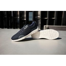 Rieker Herren Slip-On Sneaker, Gr. 41marine, Textil, Schuhe, Slipper, Schlupfschuh, Freizeitsneaker mit Gummizug