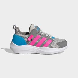 M&auml;dchen Sneaker "LIGHTORAMA RUNNER KIDS", adidas Sportswear, Gr. 33grau one, lucid pink, lucid aquamarine, Synthetik, Textil, Schuhe, mit