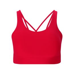 ENDURANCE ATHLECIA ATHLECIA Damen Sport-BH "Gaby", Gr. XS, rot, 75% Polyamid, 25% Elasthan, unifarben, BHs, mit mittelhohem Support und Quick-Dry-Funktion