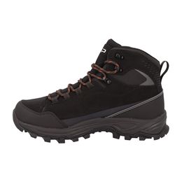 CMP Herren Outdoorschuh "MYZAR MID TREKKING SHOES WP", Gr. 44nero, ferrari, Leder, Schuhe, mit profiliertem Laufsohlenprofil, mit Gummilaufsohle, mit